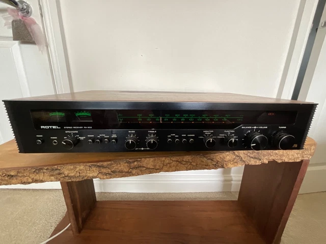 VINTAGE ROTEL RX802 Stereo Receiver £250.00 - PicClick UK
