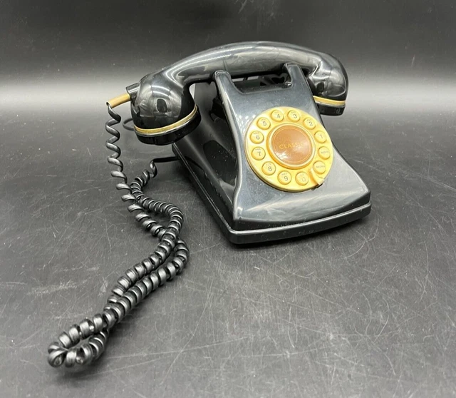 ROTARY VINTAGE STYLE House Phone Landline Black mybella Classic 873 £14 ...