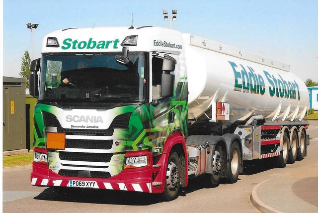 EDDIE STOBART SCANIA H6078 SAMANTHA LORRAINE 6x4 TRUCK/LORRY PHOTO £0. ...