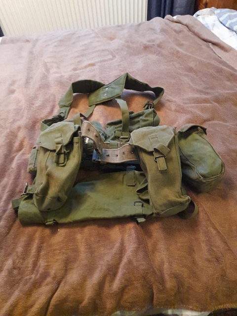 BRITISH ARMY 58 pattern webbing £30.50 - PicClick UK