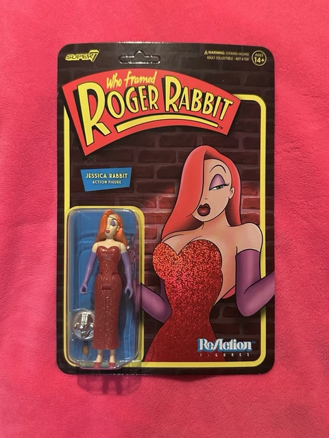 SUPER7 WHO FRAMED Roger Rabbit Jessica Rabbit ReAction Figure $48.99 ...