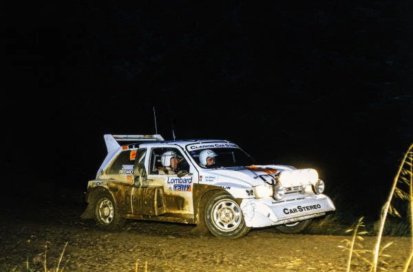 DAVE WHITTOCK PER Eklund MG Metro 6R4 Rally Car 1986 Old Photo EUR 6,64 ...