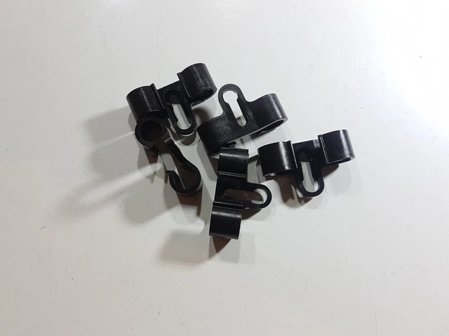 5 X FORD VORHANG BENZINROHR CHASSIS CLIPS KRAFTSTOFFLEITUNG TWIN 8mm 5/ ...