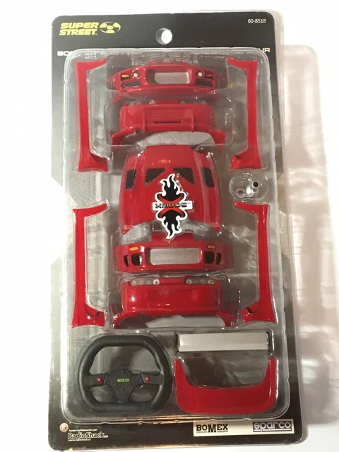 XMODS RED TOYOTA Supra body kit super street Radio Shack 2004 New $15. ...