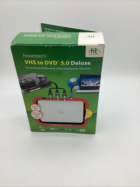 HONESTECH VHS TO DVD 5.0 Deluxe Powerful & Effortless Video Conversion ...