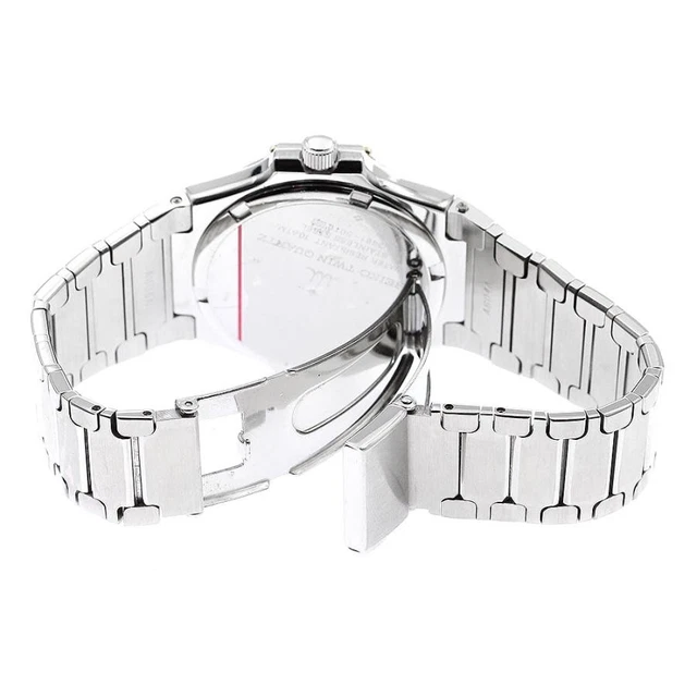 SEIKO CREDOR TWIN GERALD GENTA 9461-5010 36mm SS Gold Dial Quartz #C195 ...