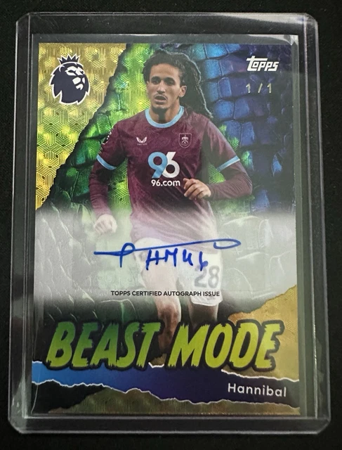 TOPPS PREMIER LEAGUE 2025/2026 - Hannibal Beast Mode Auto 1/1 ...