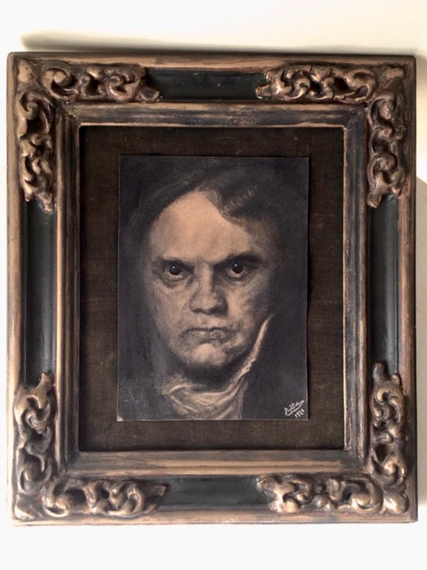 TABLEAU ANCIEN AU pastel, portrait masculin, signé 1924 EUR 70,00 ...