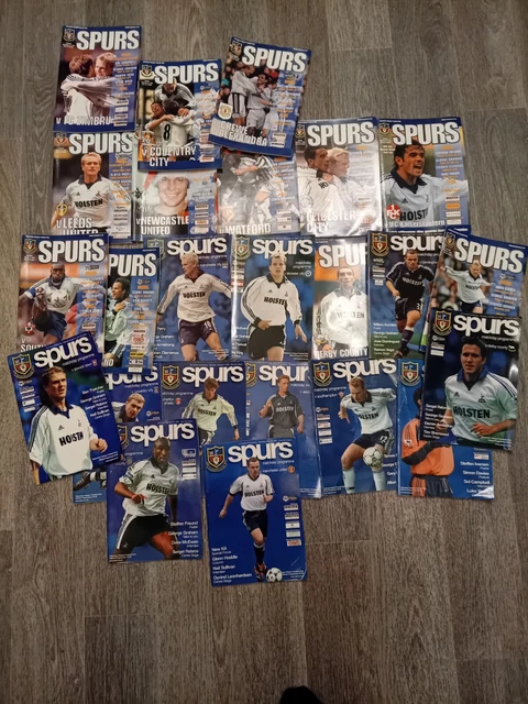 TOTTENHAM HOTSPURS SPURS programmes 1999/2000/2001 Collectable £6.99 ...