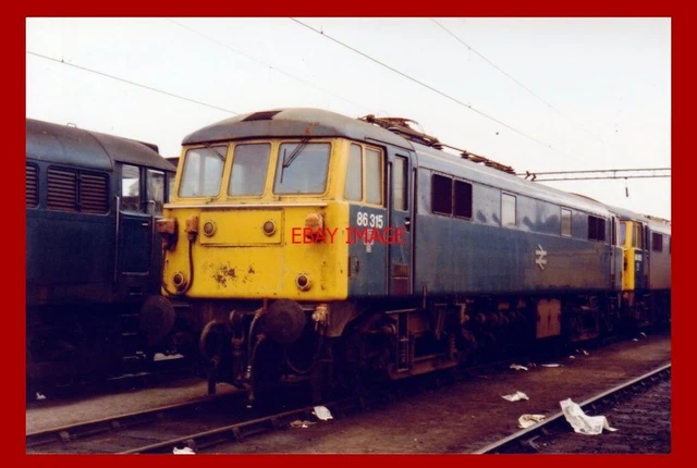 PHOTO BR Class 86 Electric Loco No 86315 EUR 2,04 - PicClick FR