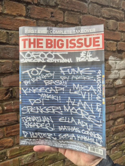 10 FOOT SPECIAL Edition Big Issue March 2025 Graffiti Tag £19.99 ...