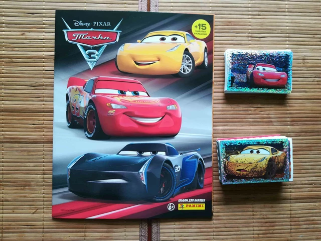 DISNEY PIXAR CARS 3 Panini complete set stickers + empty album £37.97 ...