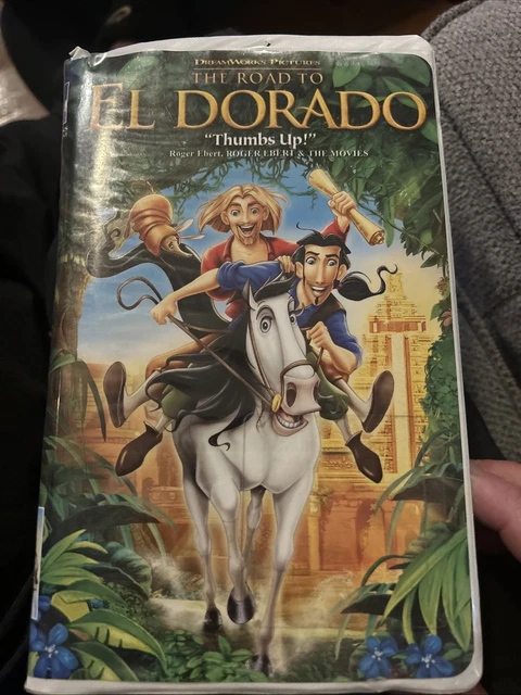 THE ROAD TO El Dorado 2000 VHS Clamshell Edition Dreamworks Home ...