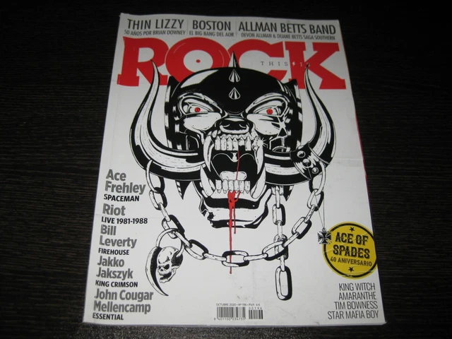 MAGAZINE THIS IS Rock Ace Of Spades-Thin Lizzy-Boston Nº 196 Octobre ...