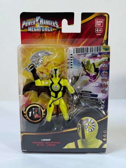 BANDAI POWER RANGERS Megaforce Ultra Yellow Ranger Action Figure 4 ...