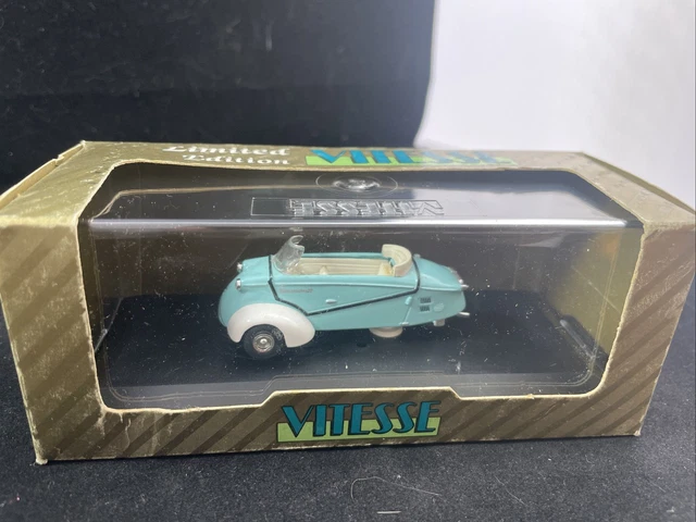 VITESSE L030 - Messerschmitt KR 200 Roadster 1960 Blue 1:43 Scale £16. ...