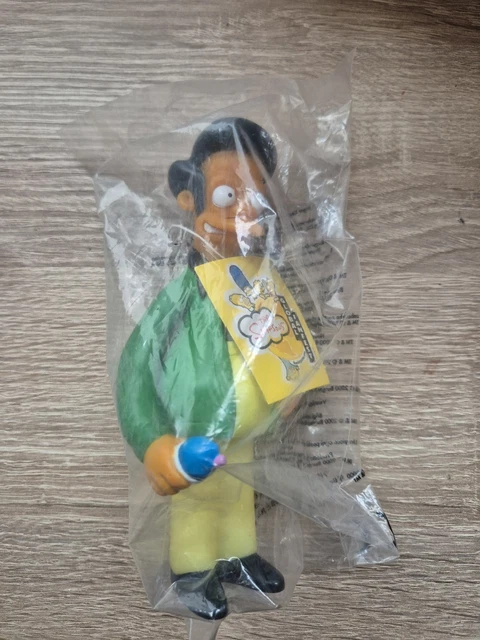 THE SIMPSONS GLOBAL FANFEST APU BURGER KING Figure Toy With Tag (2000 ...