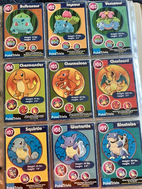 BURGER KING POKEMON cards complete set 1-151. Even Includes All The ...