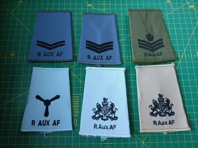 ROYAL AUXILIARY AIR Force Rankside , RAAF rank Slide £37.00 - PicClick UK