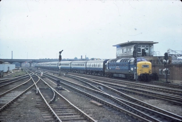 ORIGINAL 35MM COLOUR slide of 55004 BR class 55 Deltic diesel loco £3. ...