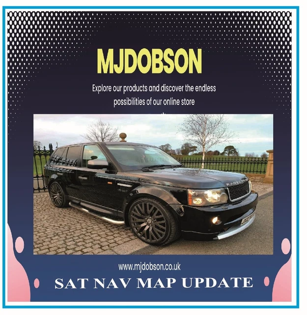 RANGE ROVER SAT NAV DISC MAP UPDATE L322 - NAVIGATION DVD 'C'- UK ...
