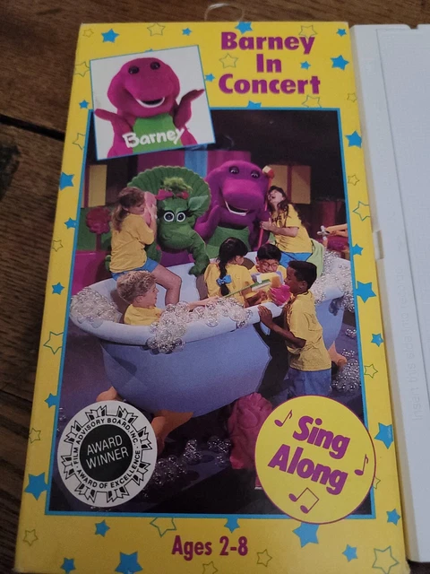 BARNEY - BARNEY in Concert (VHS, 1991) Sing Along Songs Video Tape ... BARNEY - BARNEY in Concert (VHS, 1991) Sing Along Songs Video Tape ...