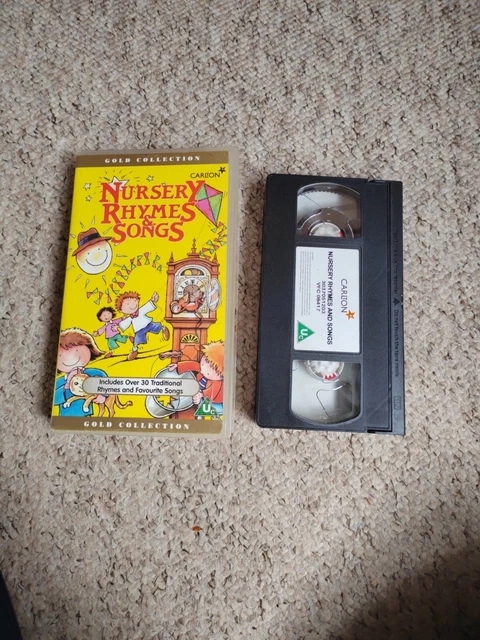 NURSERY RHYMES AND Songs VHS Video Tape Pal Children’s Kids Gold ...