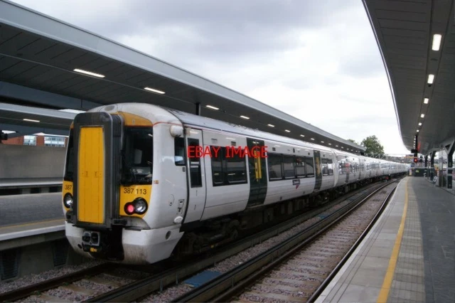 PHOTO CLASS 387 Electrostar 4-Car Emu No 387 113 At London Bridge On A ...