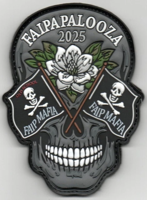 USAF 37TH FLYING Training Squadron Faipapalooza 2025 pvc patch on ve ...