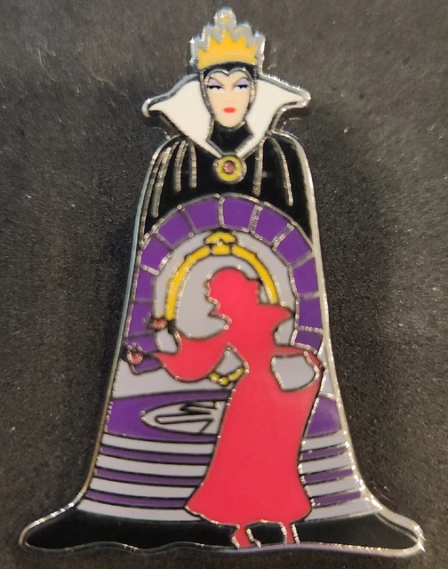 DISNEY PIN 00000 Snow White Evil Queen Villain Shadow Apple AP Artist ...