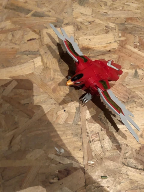 1996 POWER RANGERS Deluxe Zeo Megazord Head Red Phoenix Eagle Zord ...