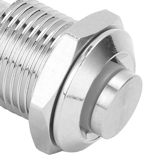 10MM STAINLESS STEEL Push Button Start Switch Waterproof Momentary Push ...