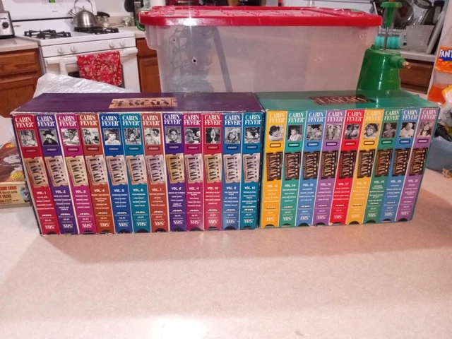 CABIN FEVER THE Little Rascals VHS Box Set Volumes 1-21 £22.87 ...