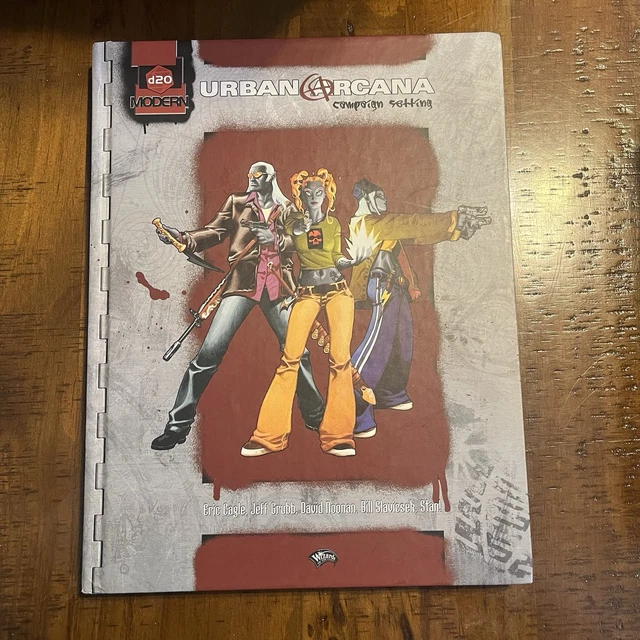 D20 MODERN URBAN Arcana Campaign Setting d20 Roleplaying Game WoTC 3rd ...