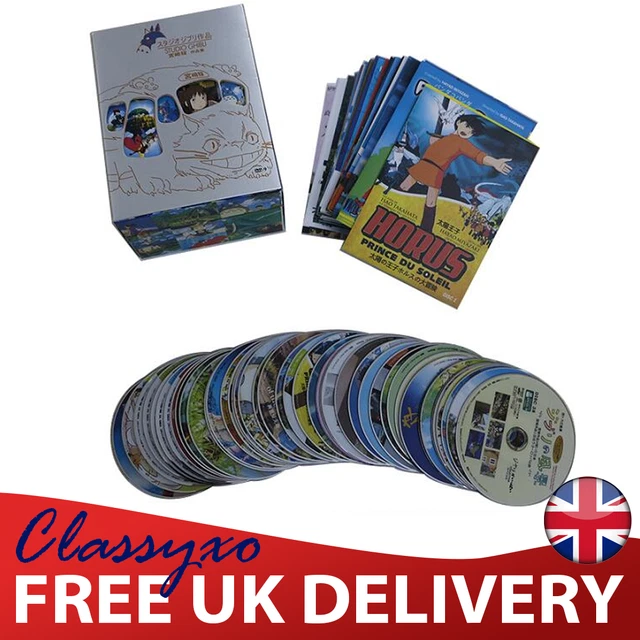 THE COLLECTION WORKS of Hayao Miyazaki Studio Ghibli 48-Disc DVD Box ...