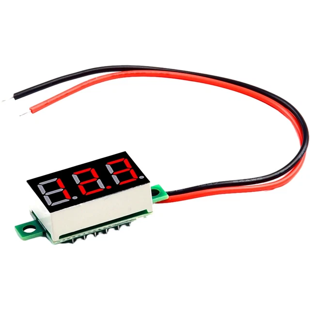 TABELLA TENSIONE 1 * LED tabella tensione lunghezza linea > 100k Ω blu