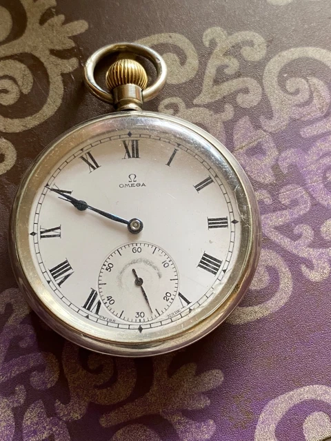 OMEGA POCKET WATCH fully serviced new main spring from Omega £413.70 ...