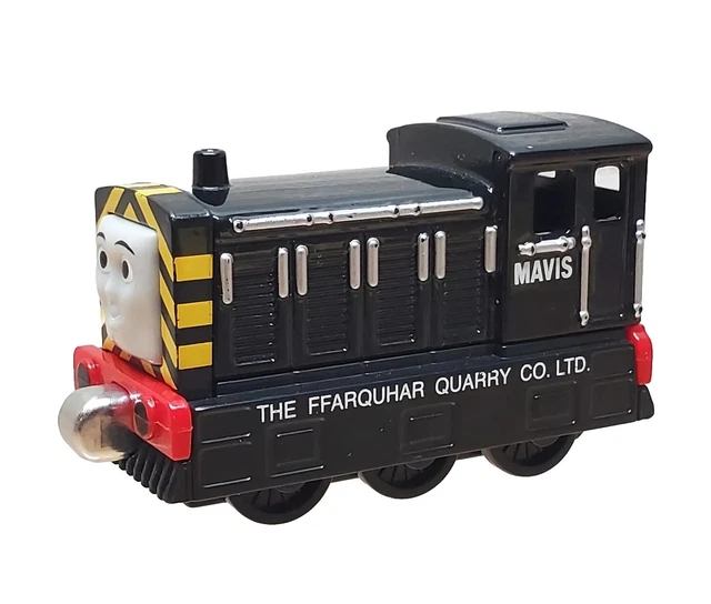THOMAS THE TRAIN Mavis Diecast Metal Tank Engine Take Play Black Yellow ...