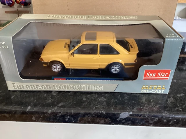 FORD ESCORT XR3 RHD In Very Rare prairie Yellow 1981 Model Sun Star ...