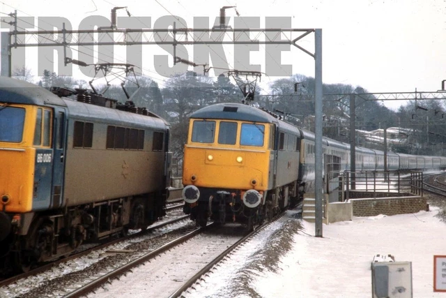 35MM SLIDE BR British Rail Electric Loco Class 86 86006 Berkhamsted ...