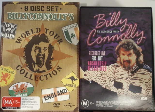 BILLY CONNOLLY'S WORLD Tour Collection & Lwt An Audience With Live Dvd ...