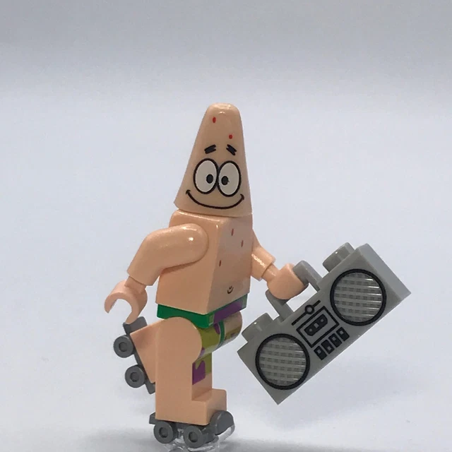 LEGO® PATRICK STAR MINIFIGURE SPONGEBOB SQUAREPANTS Beach, Roller Skate ...