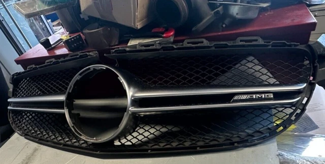 GRIGLIA RADIATORE ORIGINALE Mercedes C43 C205 W205 Classe C AMG Twin ...
