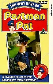 VINTAGE THE VERY Best Of Postman Pat BBC Children’s VHS Video Cassette ...