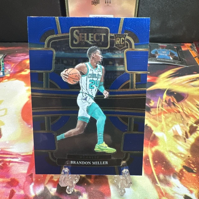 2023-24 PANINI SELECT NBA Brandon Miller Blue Concourse Rookie #80 ...