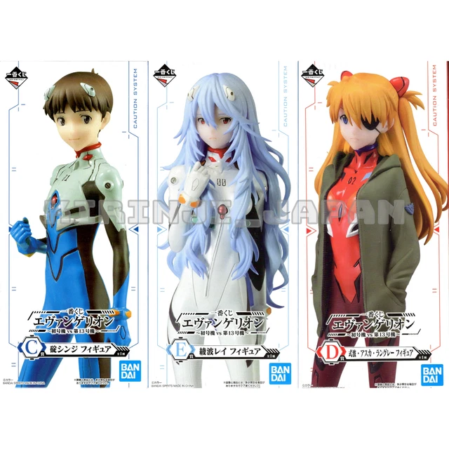 EVANGELION SHINJI IKARI Rei Ayanami Asuka Langley Figure Megaimpact ...