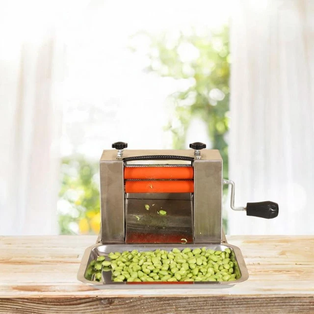 EDAMAME PEELING MACHINE Hand Crank Manual Bean Pea Sheller for ...