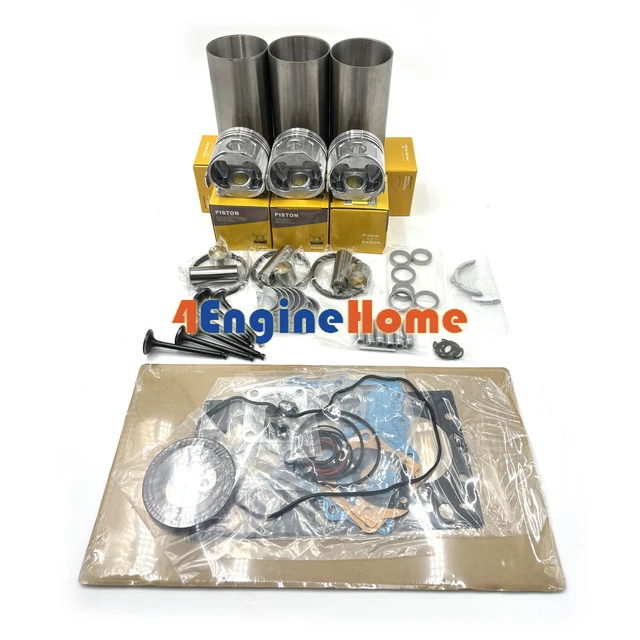 OVERHAUL REBUILD KITS for Kubota D1305 Engine R1-261 B2650 B2920 KB23X ...