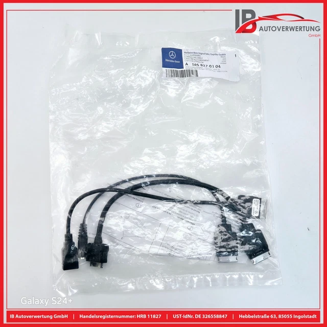MERCEDES W166 W221 W212 W204 Kabel Anschlusskabel Media Interface ...