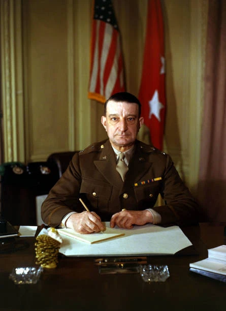 US ARMY OFFICER Major General Russell P Hartle Commander V Corp- 1942 ...